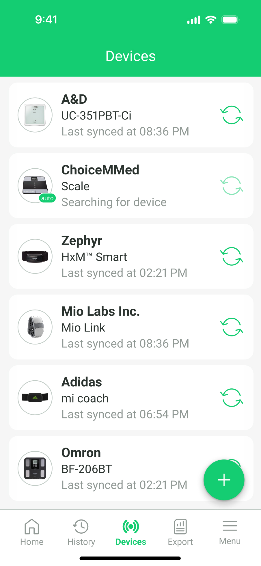 MedM Weight - body weight recording and monitoring app for connected ...
