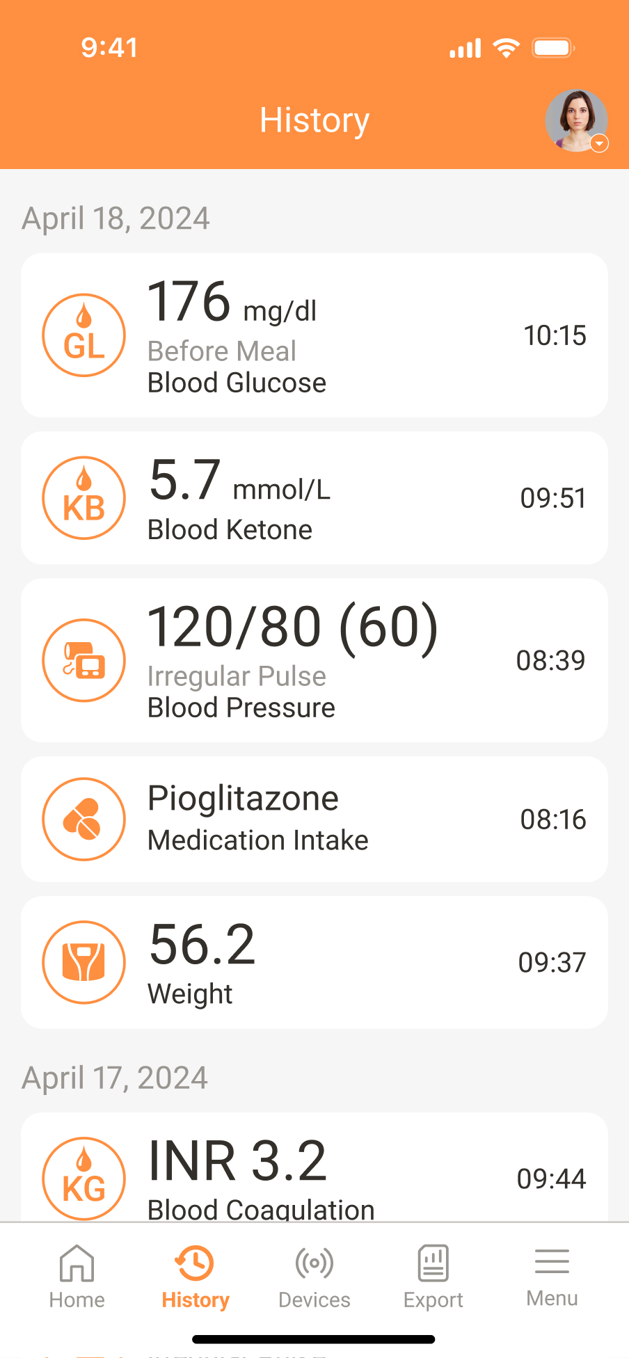 MedM Diabetes - the most connected blood glucose monitoring app