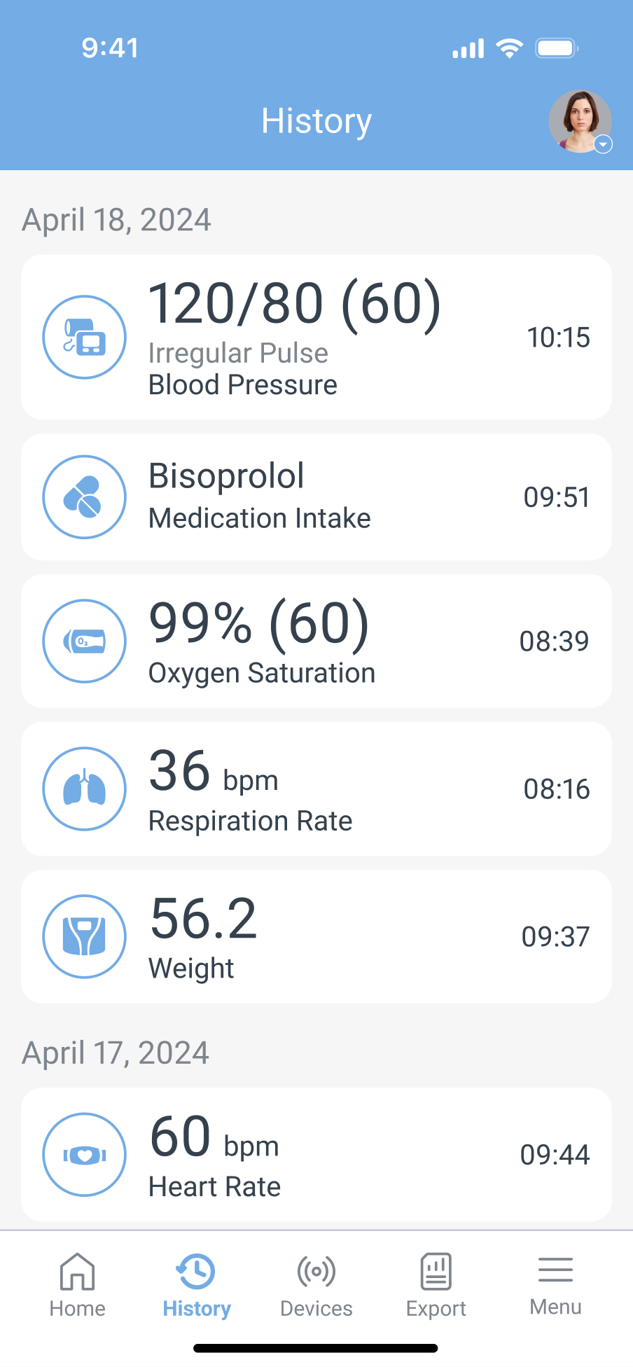 Blood Pressure Tracking, Monitoring, and Journaling Diary App by MedM
